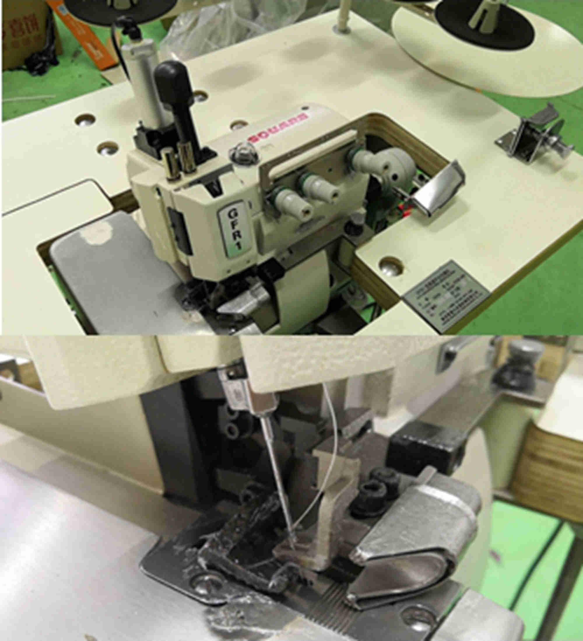 High-speed mattress flanging machine for mattress sewing and ...